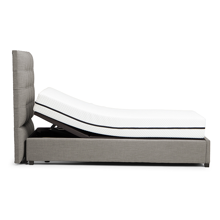 Adjustable Bed Single XL – Alaska Grey | Slumberflex